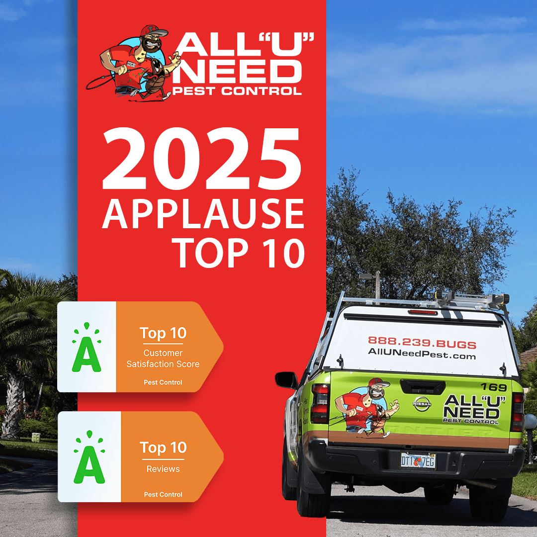Big News: All “U” Need Pest Control Named a Top 10 Service Company in ...